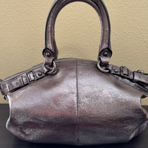 Coach | Bags | Coach Madison Sophia Gun Metal Leather Purse | Poshmark